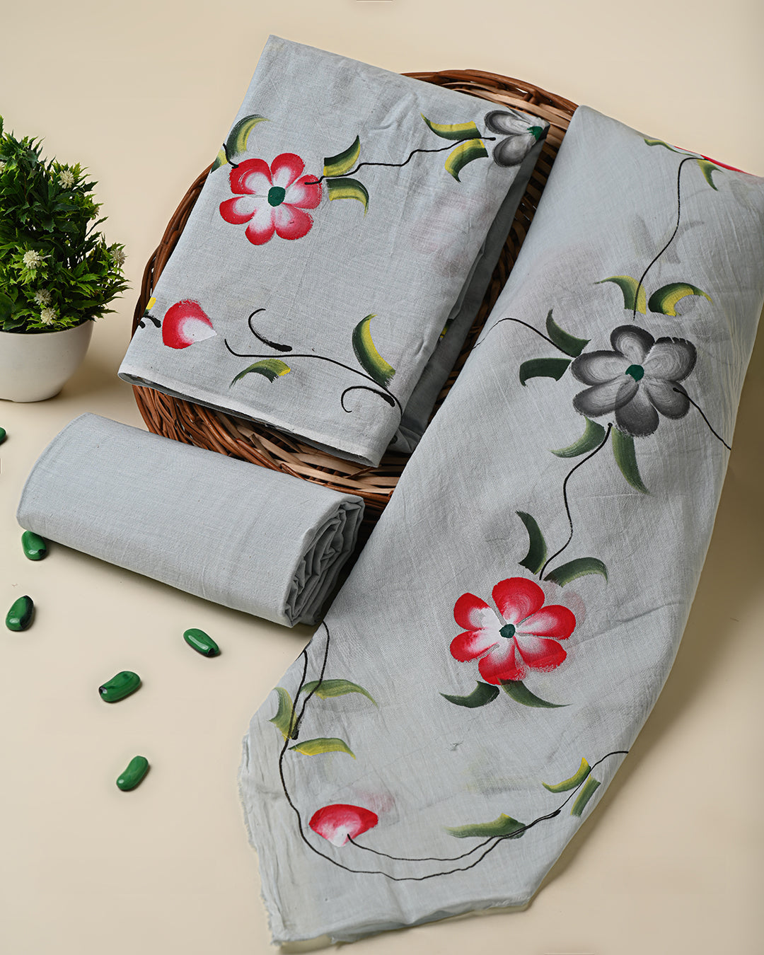 Premium Cotton Suits with Floral Dupatta Online - Chavi Fashion – Page 4